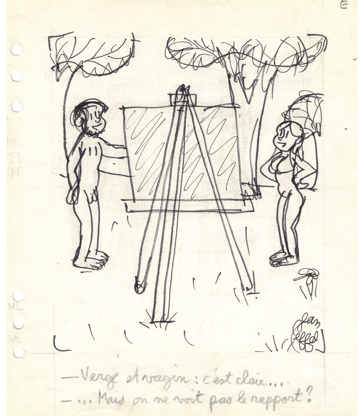 Effel Jean Illustrateur De Presse Dessinateur Français Dessin